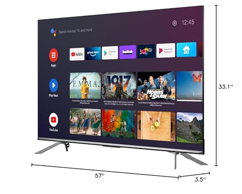 Hisense ULED Premium 65U7G QLED Series 65-inch Android 4K Smart TV with Alexa Compatibility, 1000-nit HDR10+, Dolby Vision & Atmos, 120Hz, HDMI 2.1, Game Mode Pro