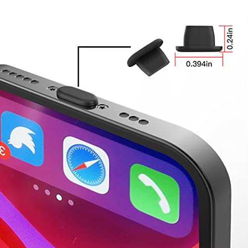 Port Plug for iPhone Lightning Charging Port - 20PC iPhone Dust Plug Charging Port Plug for iPhone 14 Pro Max iPhone 14 13 12 11 8 7 X XR XS SE Pro Max & iPad Mini/Air Pods, w/Port Cleaning Brush