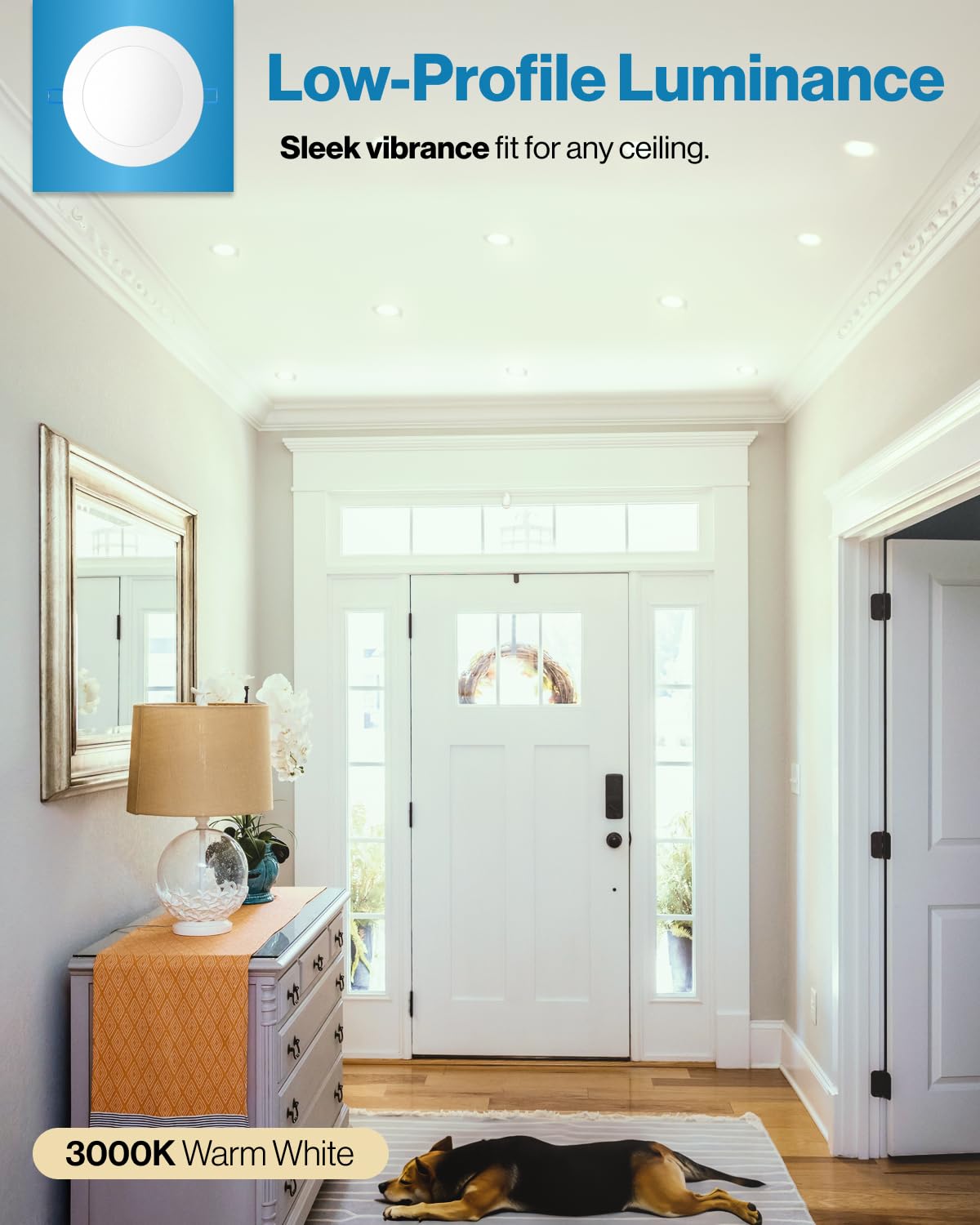 Sunco 96 Pack 6 Inch Ultra Thin LED Recessed Ceiling Lights Slim, 3000K Warm White, Dimmable 14W, Damp Rated, Canless Wafer Thin with Junction Box