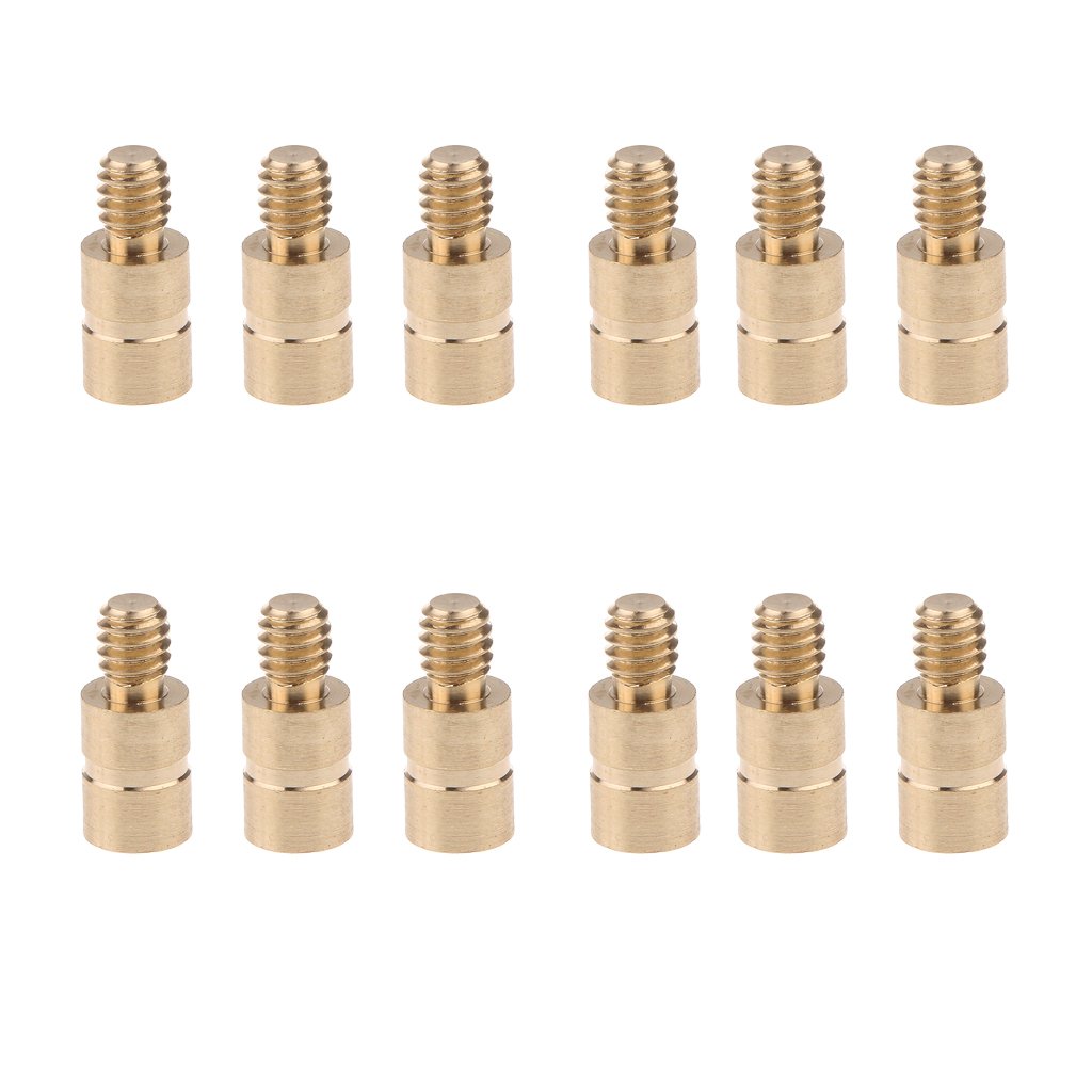 LEIPUPA 48 Pieces 25 Grain Brass Weight Screw Point Inserts Accessory