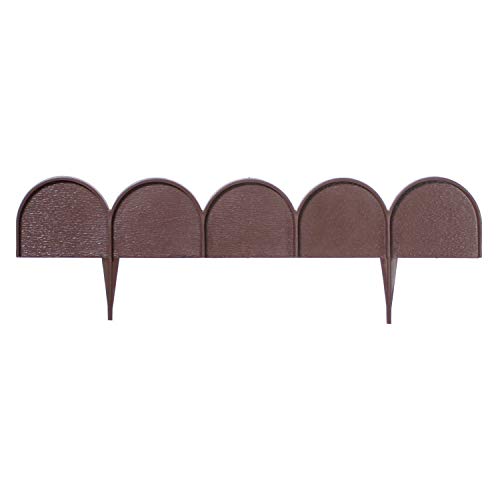 Prosperplast IKRA-R222 Garden Line Fence, 1000 x 9 cm, Brown, 1000x1000x9 cm