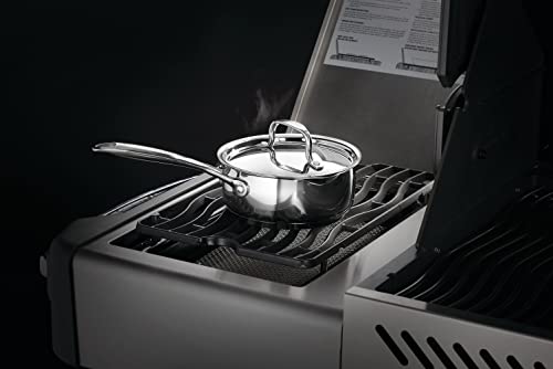 Napoleon 70046 Stainless Steel 2-Piece Sauce Pan Set Grill Accessory