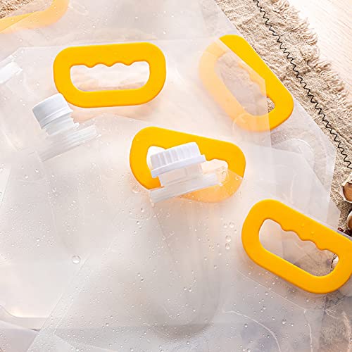 XIYAO 10 pack Grain Sealed Moisture-Proof Storage ,Washable Stand Up Food Storage Pouches ,Resealable Odor-Resistant Packaging Bags, Transparent Grain Storage Suction Bags with Funnel.