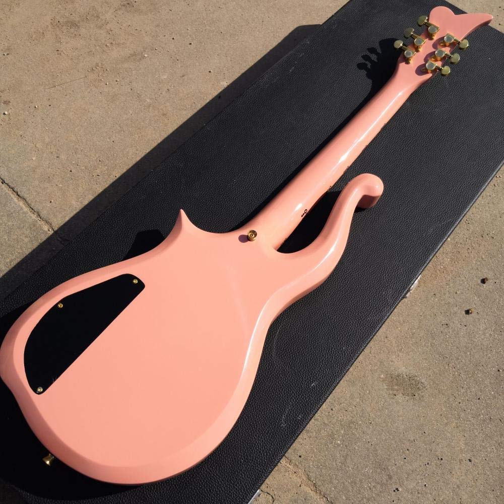 LYNLYN Guitars Electric Guitar Pink Lacquered Maple Fingerboard Neck red Dulcimer Body Classical Guitar Electric Guitar