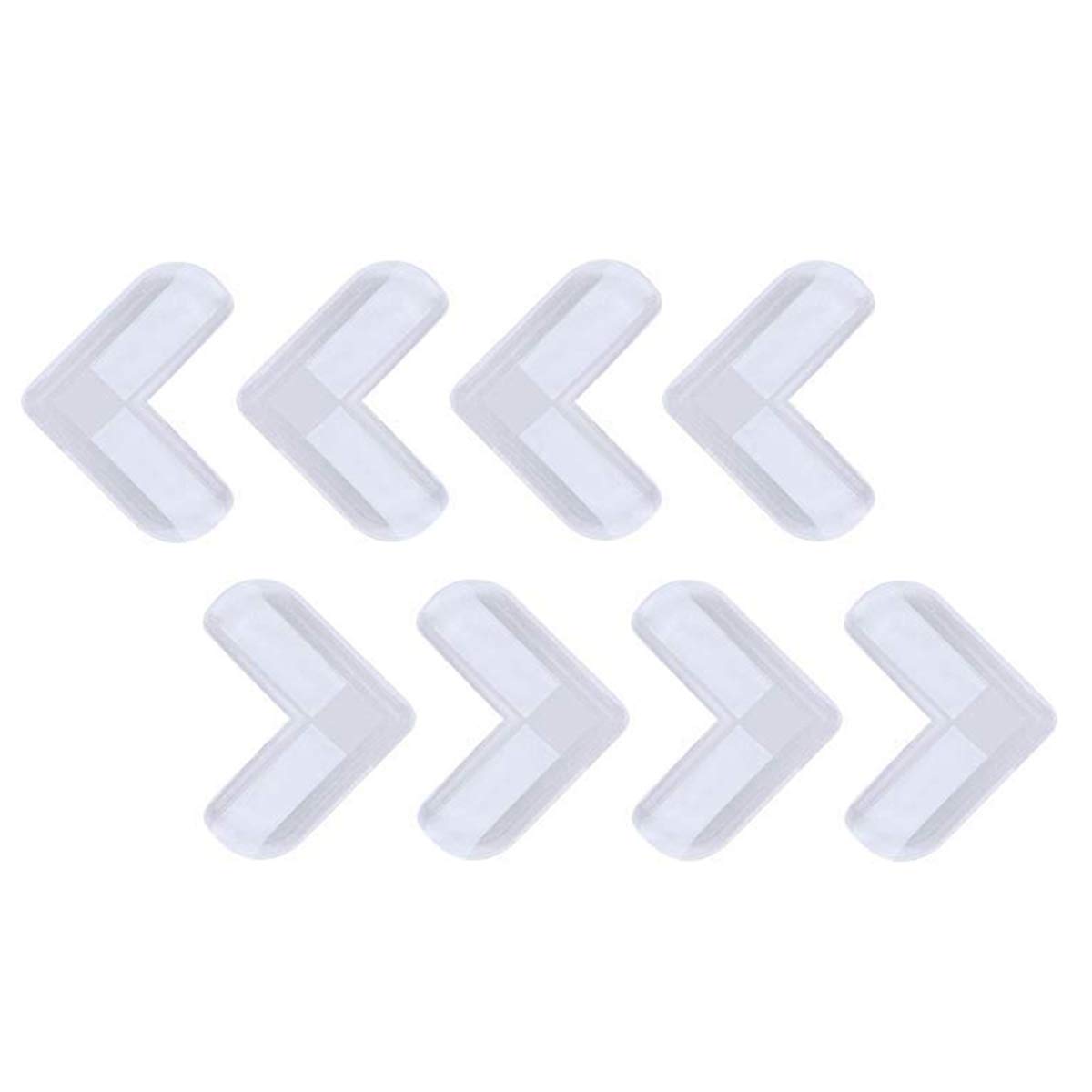 July miracle Corner Protector, 8Pcs Clear Children's Table Angle Pad Furniture Edge Guard Cushion Nook Anti Collision Frame