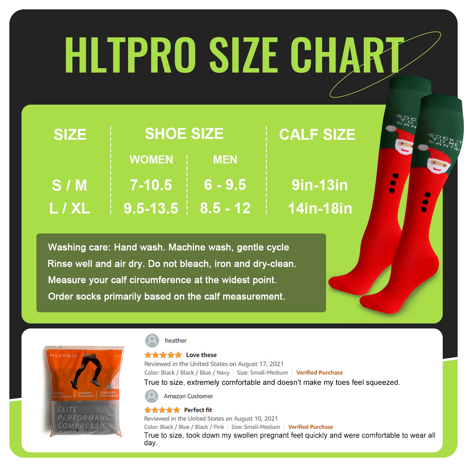 HLTPRO 4 Pairs Compression Socks for Women & Men - Best Support for Medical, Circulation, Nurses, Running, Travel