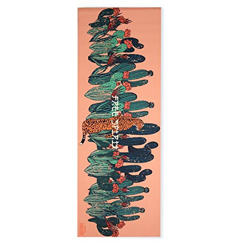 Lighty Toasted Free Spirit Yoga Mat - All-Purpose Thick Non Slip Exercise Mat Best for Yoga, Pilates, Floor Exercises, Abs Core Workout and Stretching
