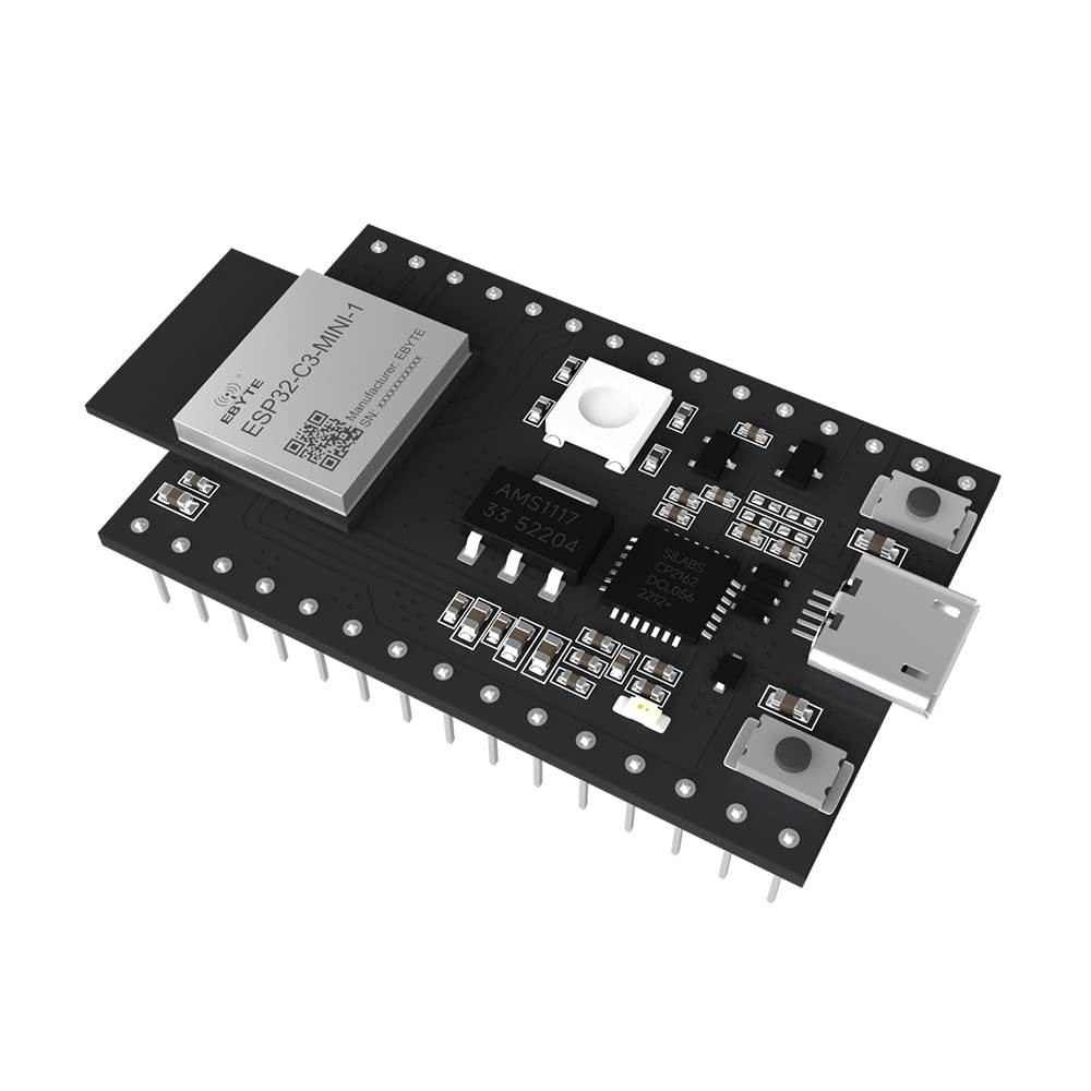 Test Kits for ESP32 ESP32-C3 2.4G WiFi Module ESP32-c3-mini-1 Dual Core Mcu Lower Power 20dbm 400m esp32 SOC PCB Antenna for Wearables and IoT Devices