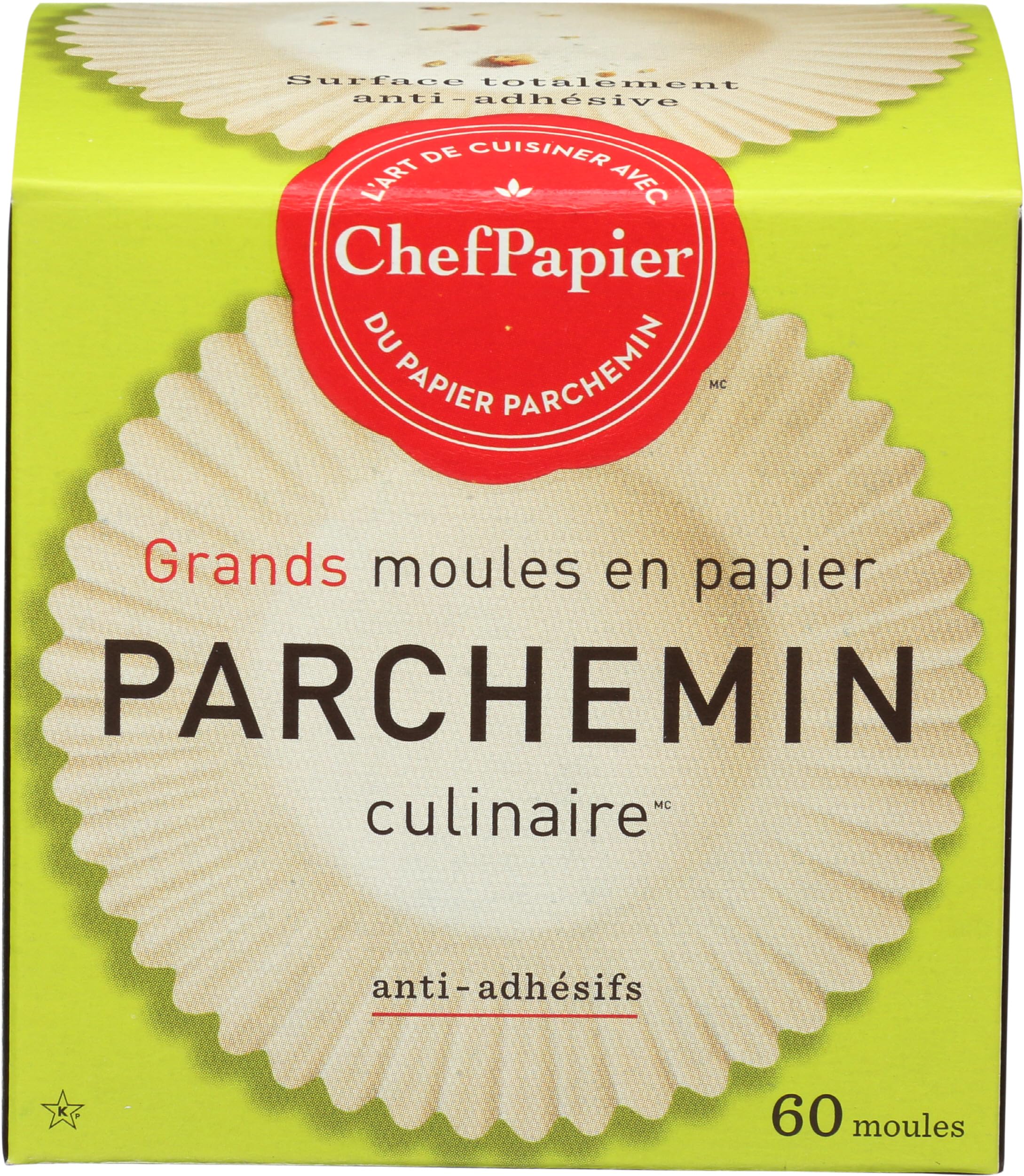 Paper Chef Baking Cups, Parchment (60 ct)