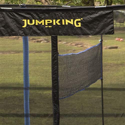 JumpKing ACC-1014RCVBN Volleyball Net & Ball 10 x 14 Foot Rectangular Trampoline