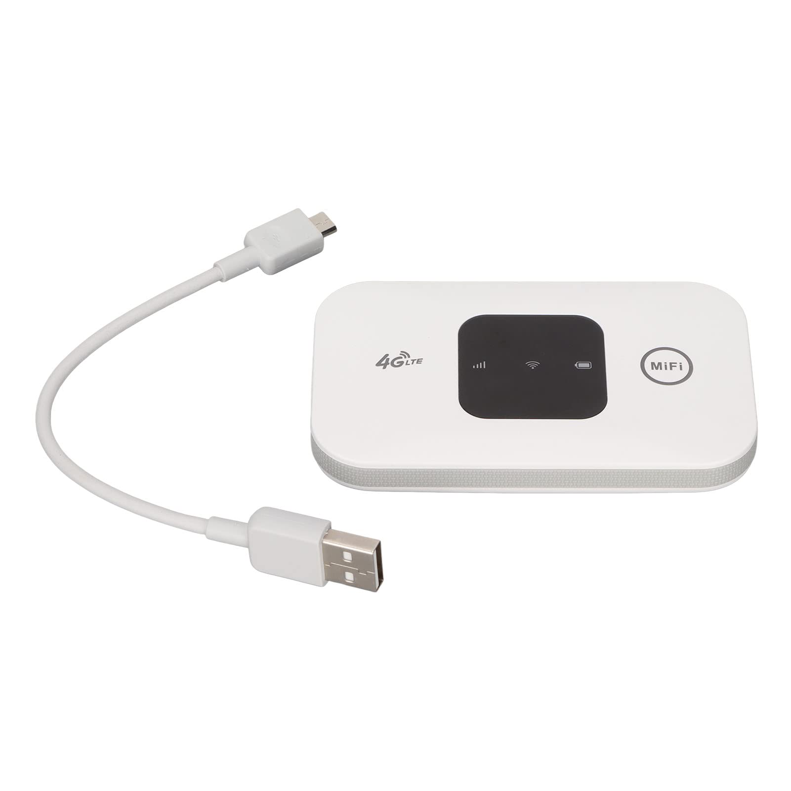 Portable Internet Hotspot, 150Mbps High Speed 4G Strong Coverage Unlocked SIM Card Router Supports Band B1/3/5/7/8/20/40, for Home, Office, Travel