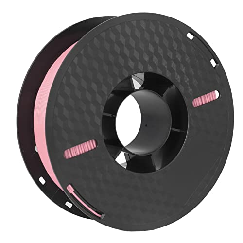 PLA Filament, 1kg 3D Printer Consumable Bubble Free Smokeless for Printing(Pink)