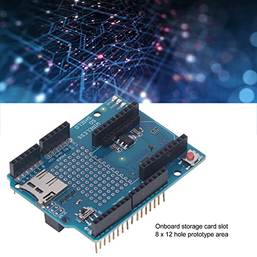 Terminal Point Prototype Expansion Board, PCB 8 X 12 Holes Prototype Shield Easy Install Small On Board Storage Card for Computer