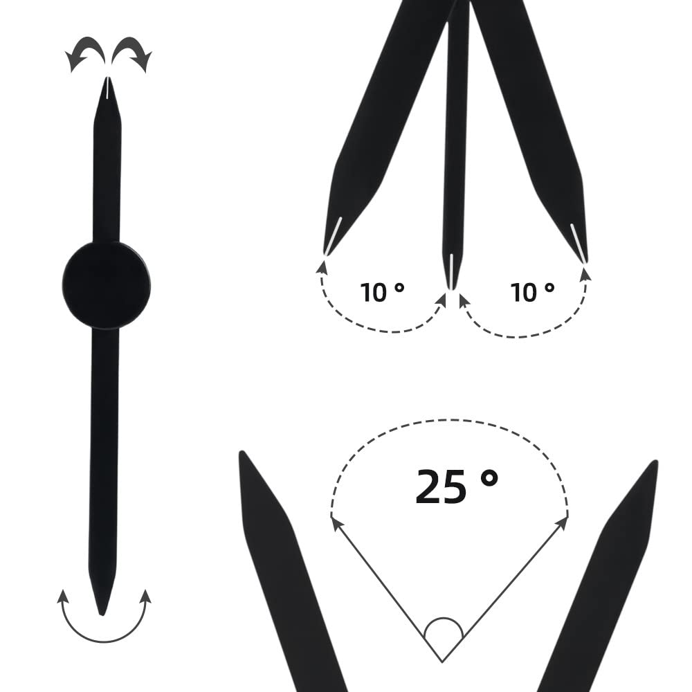 Microblading Compass Ruler Eyebrow Positioning Balance Tattoo Golden Ratio Ruler Measurement Stencil Tools (Black)