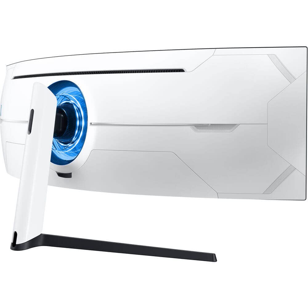 SAMSUNG 49" Odyssey Neo G9 Series G95NA 4K UHD Curved Gaming Monitor, 240Hz, 1ms, Mini LED Display, G-Sync and FreeSync Premium Pro, LS49AG952NNXZA, White & Black