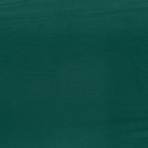 Texco Inc Stretch Rayon Spandex Jersey Knit (200 GSM)-Maternity Apparel, Home/DIY Fabric, Green Deep 1 Yard
