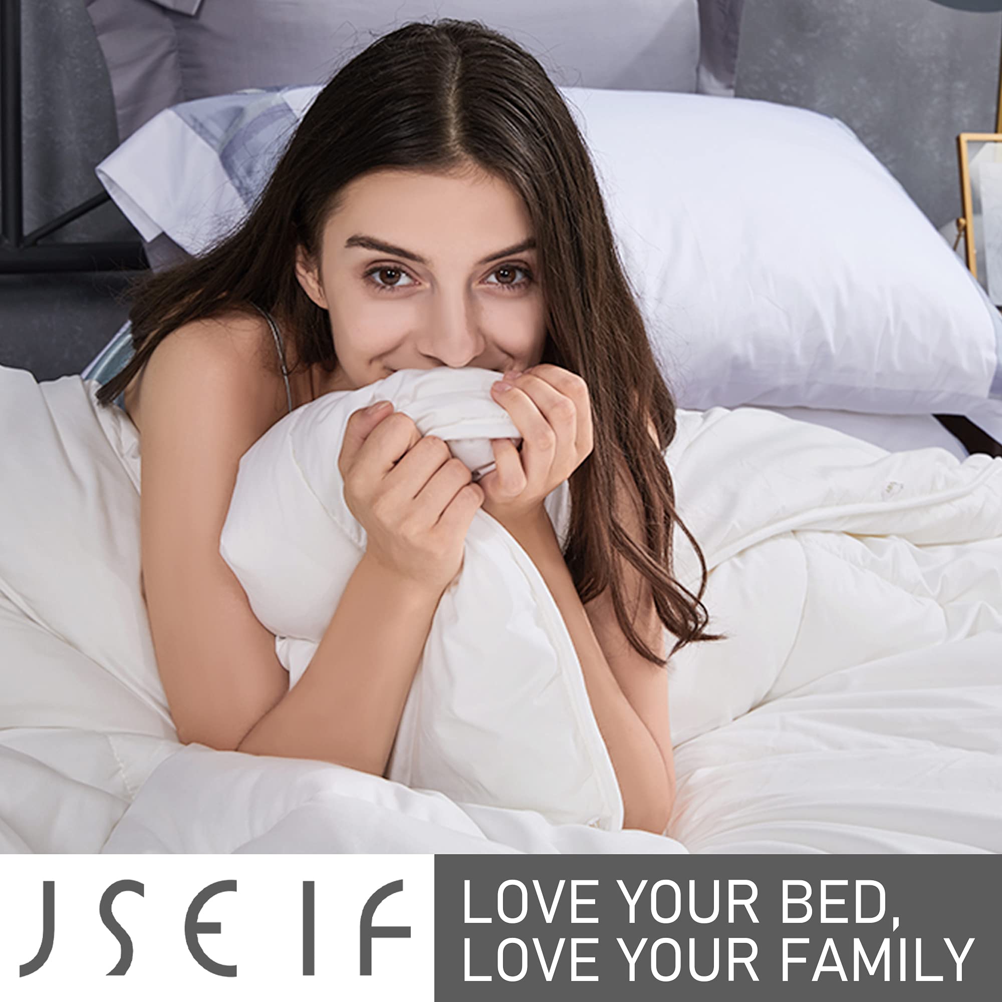 JSELF Twin Bed Sheet Set 1800 Thread Count Soft Breathable Microfiber Hypoallergenic Bed Sets 15 Inch Deep Pocket, 4 Pieces, Lavender Bed Sheets