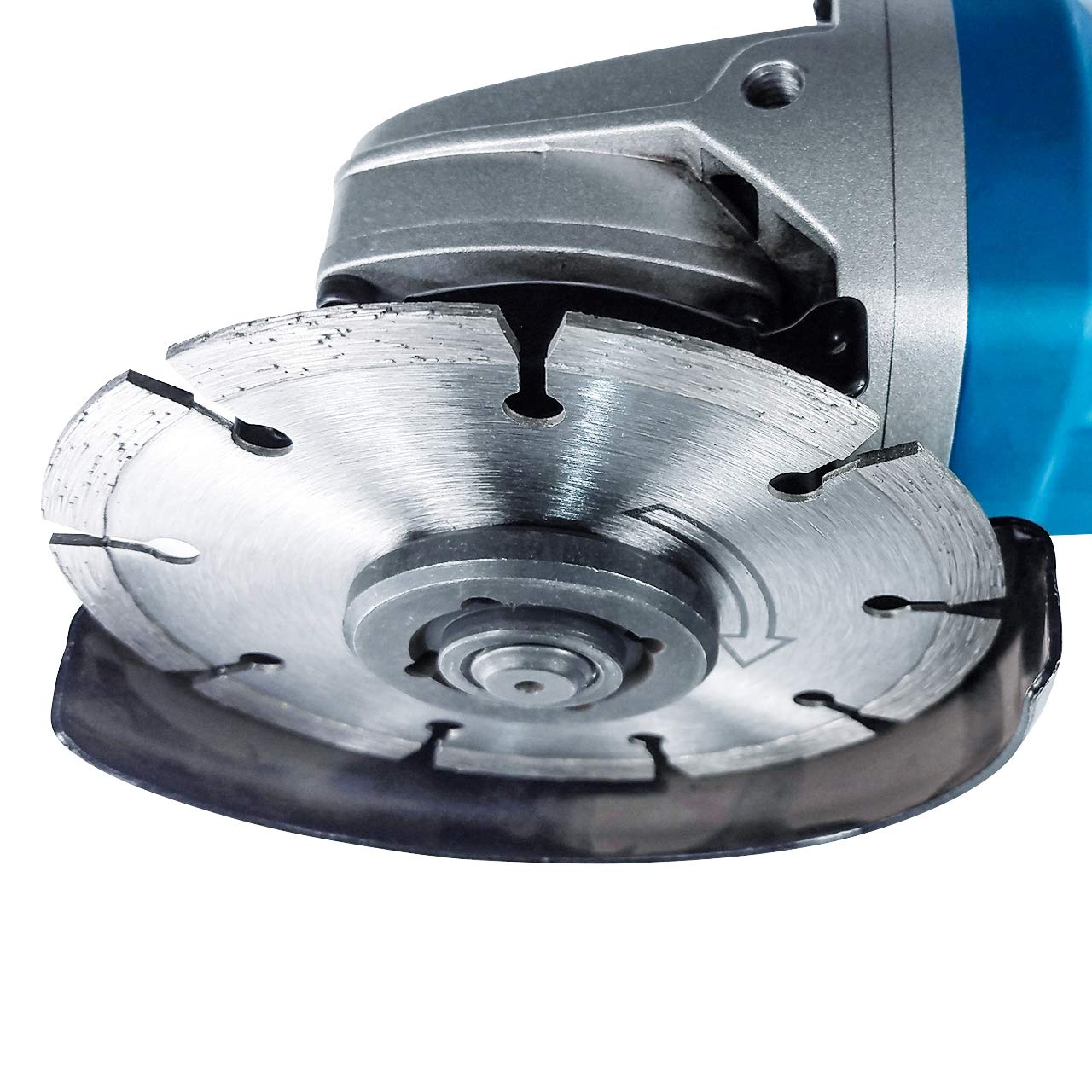 Makita 2 Pack - 4.5” Segmented Rim Diamond Blades For 4.5”+ Grinders & Circular Saws - Long-Lasting Cutting For Concrete, Masonry & Brick - 5/8”, 20mm & 7/8” Arbors