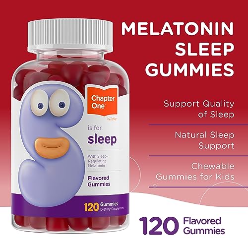 Zahler - Chapter One Sleep Melatonin Gummies for Kids & Adults (120 Flavored Gummies) - 2.5 mg Melatonin Gummy - Kids Melatonin Kosher Sleep Gummies - Natural Kids Melatonin Gummy for Sleeping