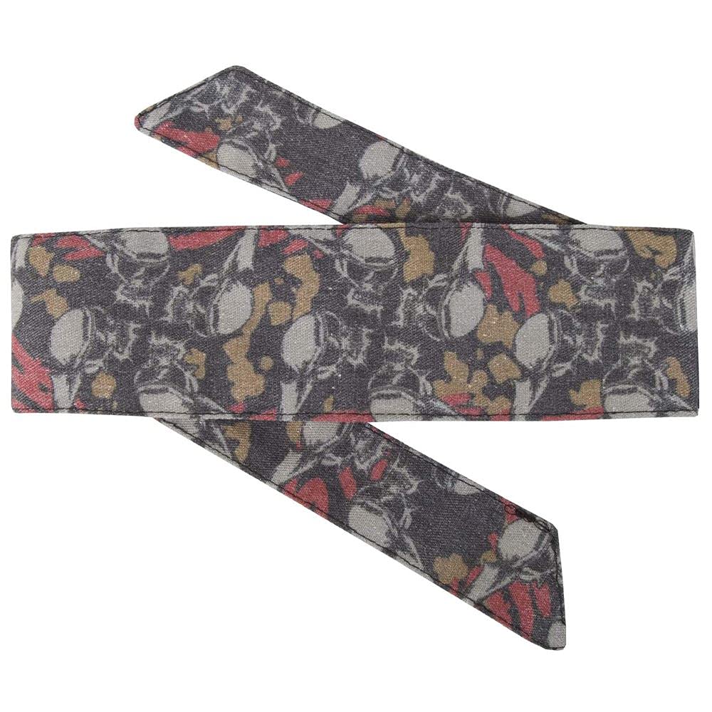 HK Army Paintball Hostilewear Headband - Skulls Tan/Red