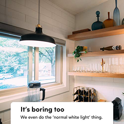 LIFX Color (Nightvision Edition), 1100lm E26, Wi-Fi Smart LED Light Bulb, Full Color and Whites, No Bridge Required, Works with Alexa, Hey Google, HomeKit and Siri, 2-Pack