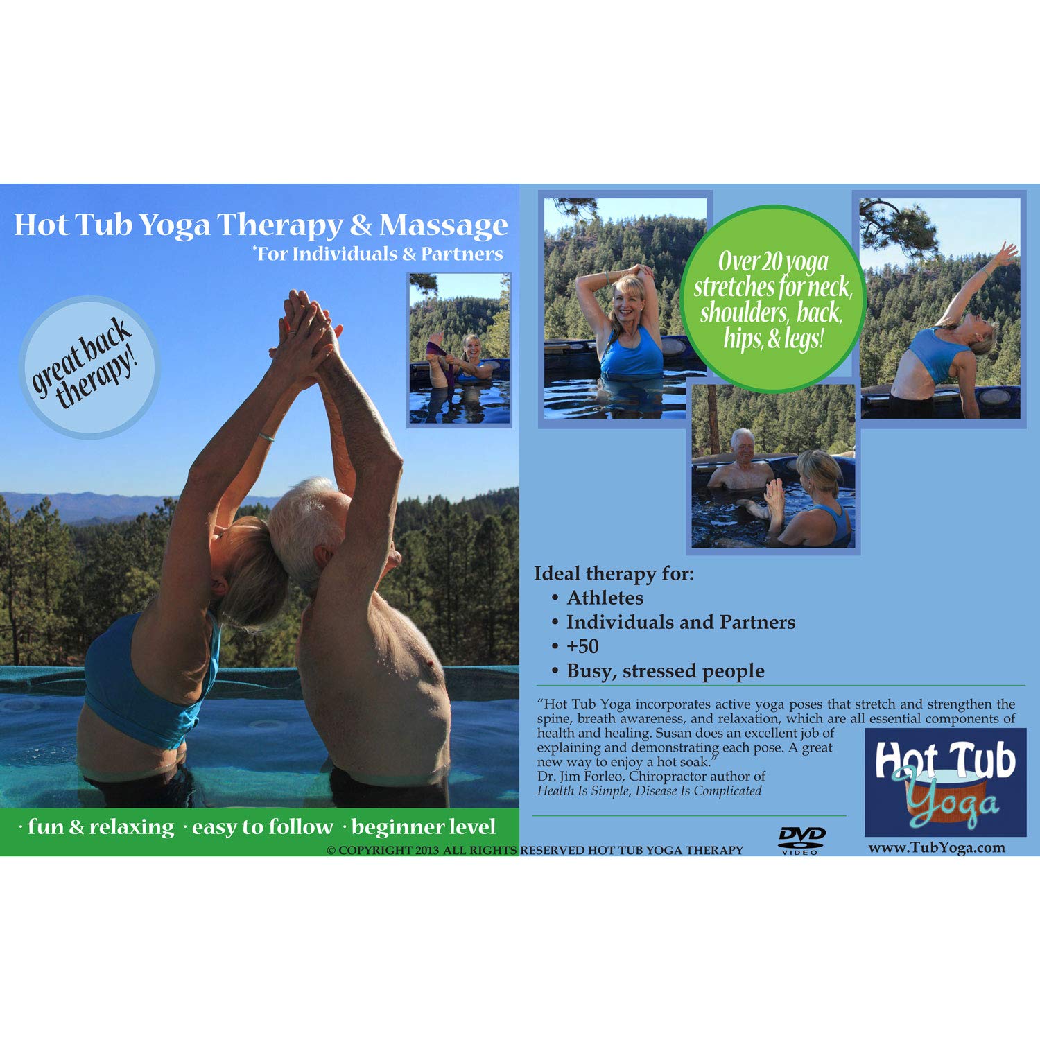 Hot Tub Yoga Therapy & Massage- For Individuals and Partners (Dvd)