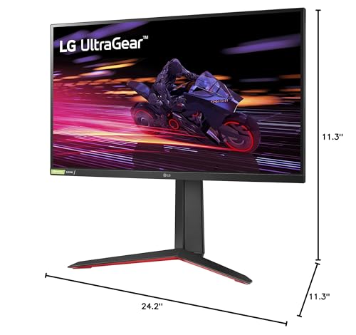 LG 27GP750-B 27” Ultragear FHD (1920 x 1080) IPS Gaming Monitor w/ 1ms Response Time & 240Hz Refresh Rate, NVIDIA G-SYNC Compatible with AMD FreeSync Premium, Thin Bezel, Tilt/Height/Pivot Adjustable