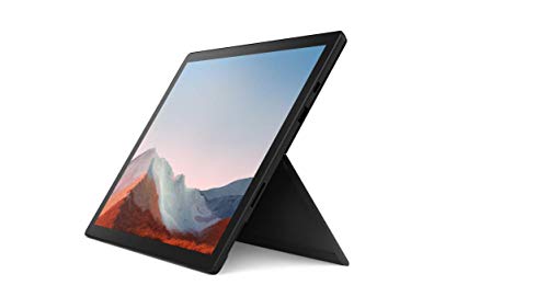 Microsoft Surface Pro 7+ 12.3" Tablet, Intel i7, 16GB Memory, 512GB SSD, Windows 10, Matte Black (1ND-00016) (Renewed)