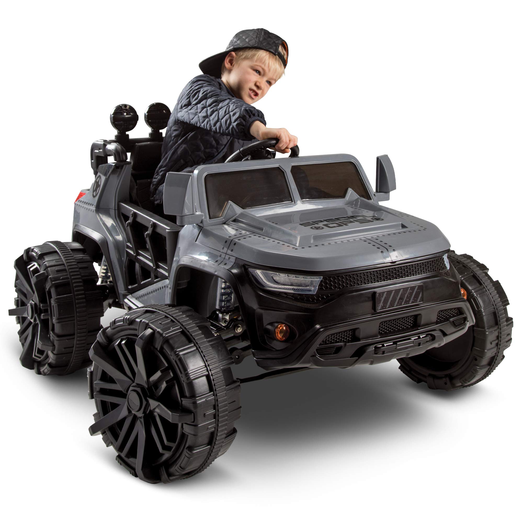 Huffy Kids Battery Powered Ride On Car Fortress w/ Lights, Sounds & MP3 Player