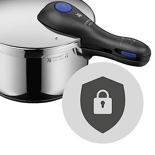 WMF Perfect Plus β Set with Quick Cooker Diameter 22 cm Diameter of 4 Litres and a Half + Body 3 Litres with Flame Protection, Cromargan Stainless Steel for Induction