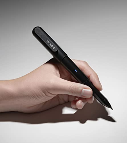 Zequenz Smart Set Smart Pen and Zequenz Classic 360 Smart Series, Size: Medium, Color: Obsidian, Paper: Ruled/Blank, Soft Bound Journal, Combination Ruled and Blank, 5" x 7", 100 sheets / 200 pages of Lined, Ruled and Blank Smart Paper