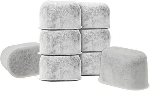 PureWater Filters Replacement Water Filter Cartridge, Charcoal Activated, Set of 8