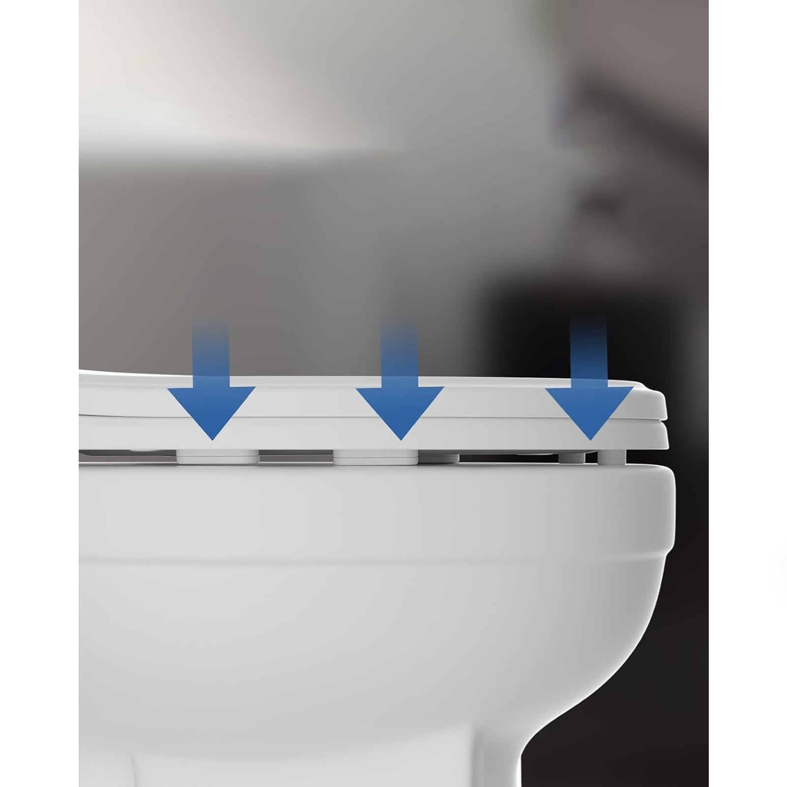Toilet Seat Bumper for Bidet with Strong Adhesive, Universal Pads Replacement,easy to use