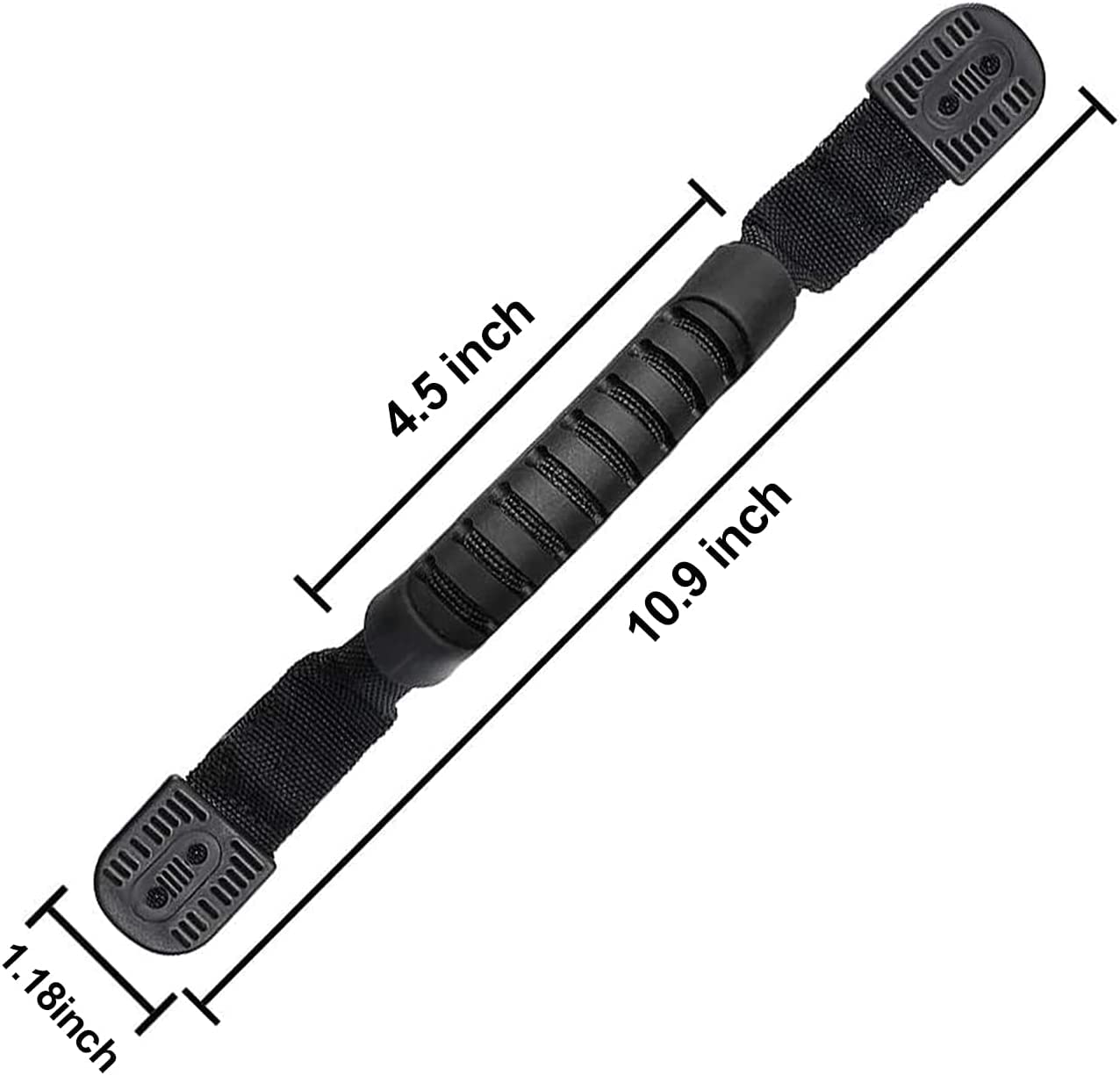 Libingying Kayak Canoe Carry Handles,2PCS Universal Nylon Rubber Carry Grab Handle with Single Hole Round Base