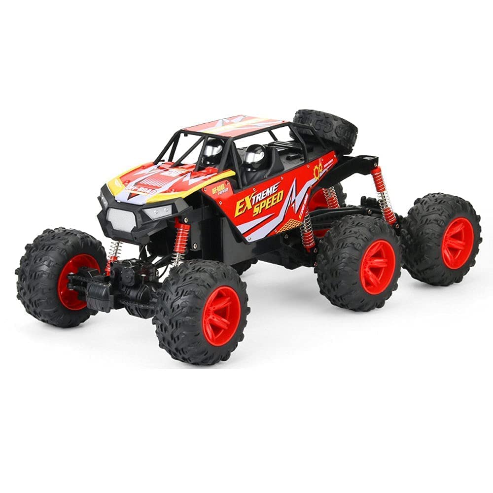 QIYHBVR RC Cars 23āLarge Remote Control Car, 6WD All Terrains Electric Toy Off Road RC Car Vehicle Truck Crawler with Metal Shell for Boys Kids and Adults