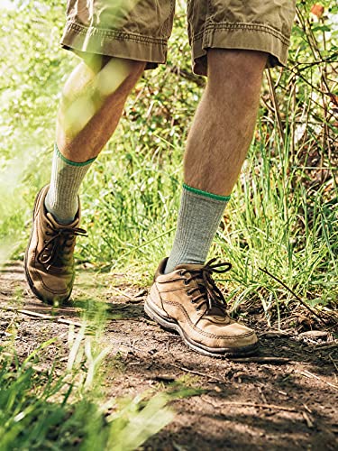 Insect Shield Sport Crew Sock, Stretchy and Comfortable Crew Socks with Padding and Tick Protection