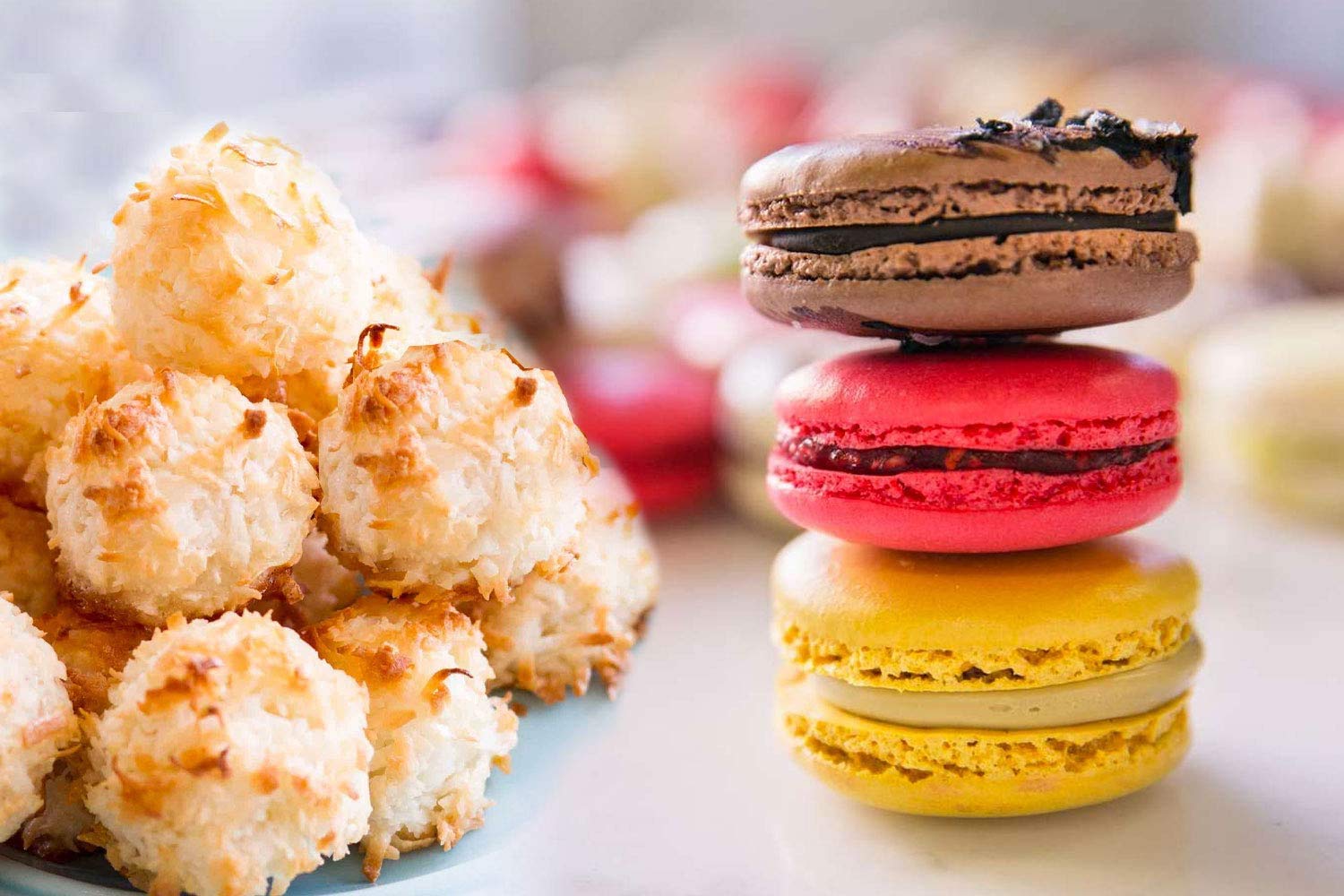 Rock the Fork Macaron Mats (Premium 2-pack) NonStick Silicone Macaron Sheets. Macaron Silicone Baking Mats are designed for style & function by Chefs for Chefs. 11 5/8 x 16 1/2 Inch