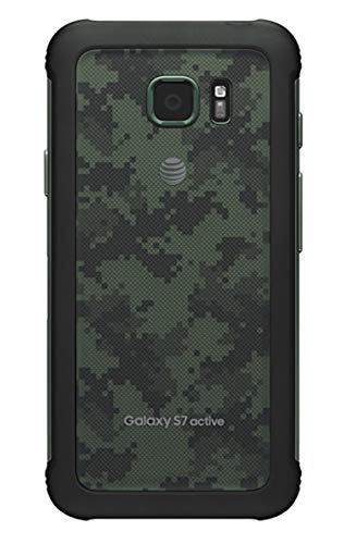 SAMSUNG Galaxy S7 Active G891A 32GB Locked AT&T Shatter,Dust and Water Resistant Smartphone w/ 12MP Camera - Camo Green