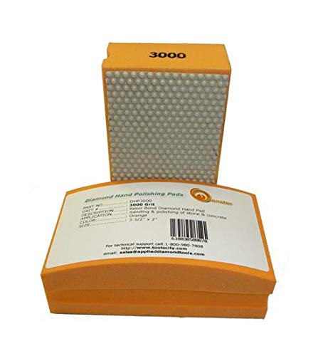 Toolocity DHPSET Diamond Hand Polishing Pads for Stone