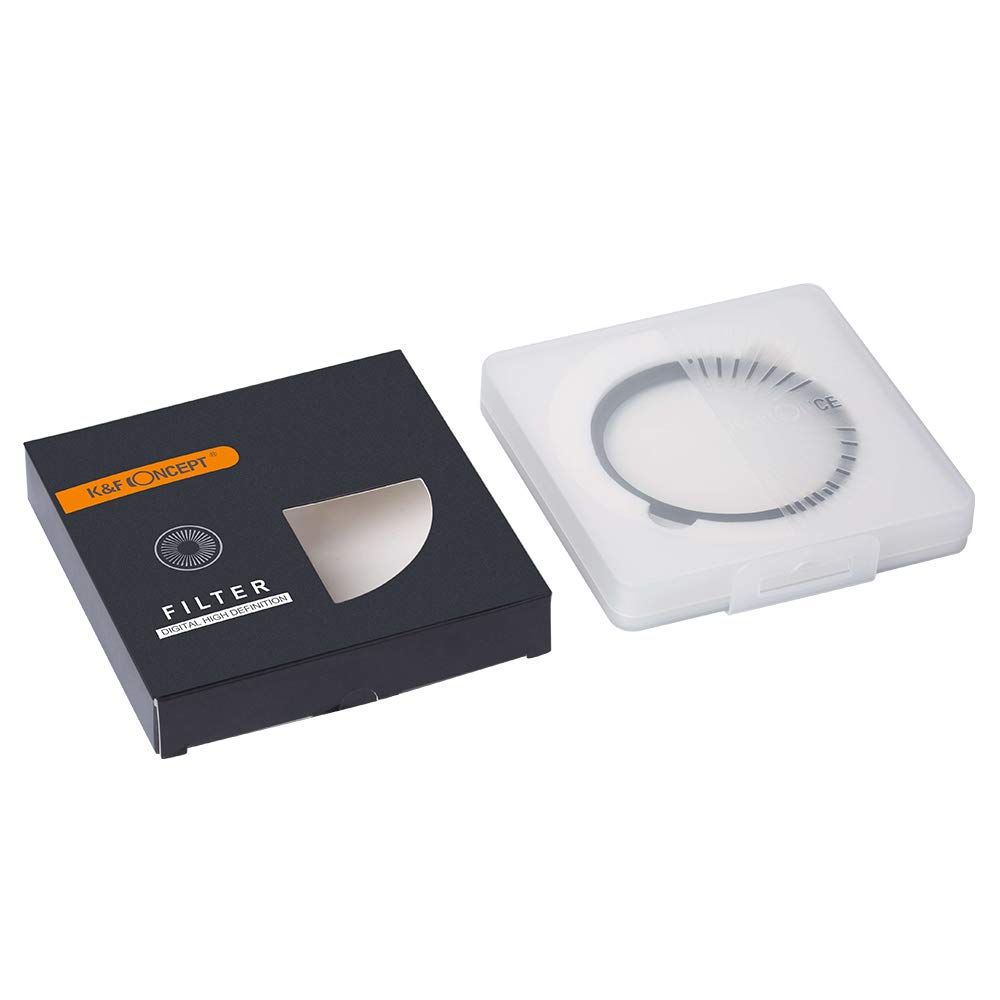 K&F Concept 72mm ND Filter Ultra-Thin Adjustable Variable Neutral Density ND Filter Fader ND2-ND32 for Camera Lens Compatible with Canon