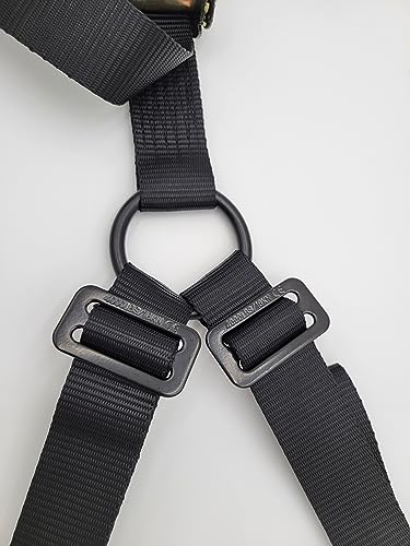 Spare Tire Strap, 3 Way Ratchet Y Strap, 1.5 inch Wide Adjustable, Tire Tie Down Strap for UTV or Truck Tires, Color Black