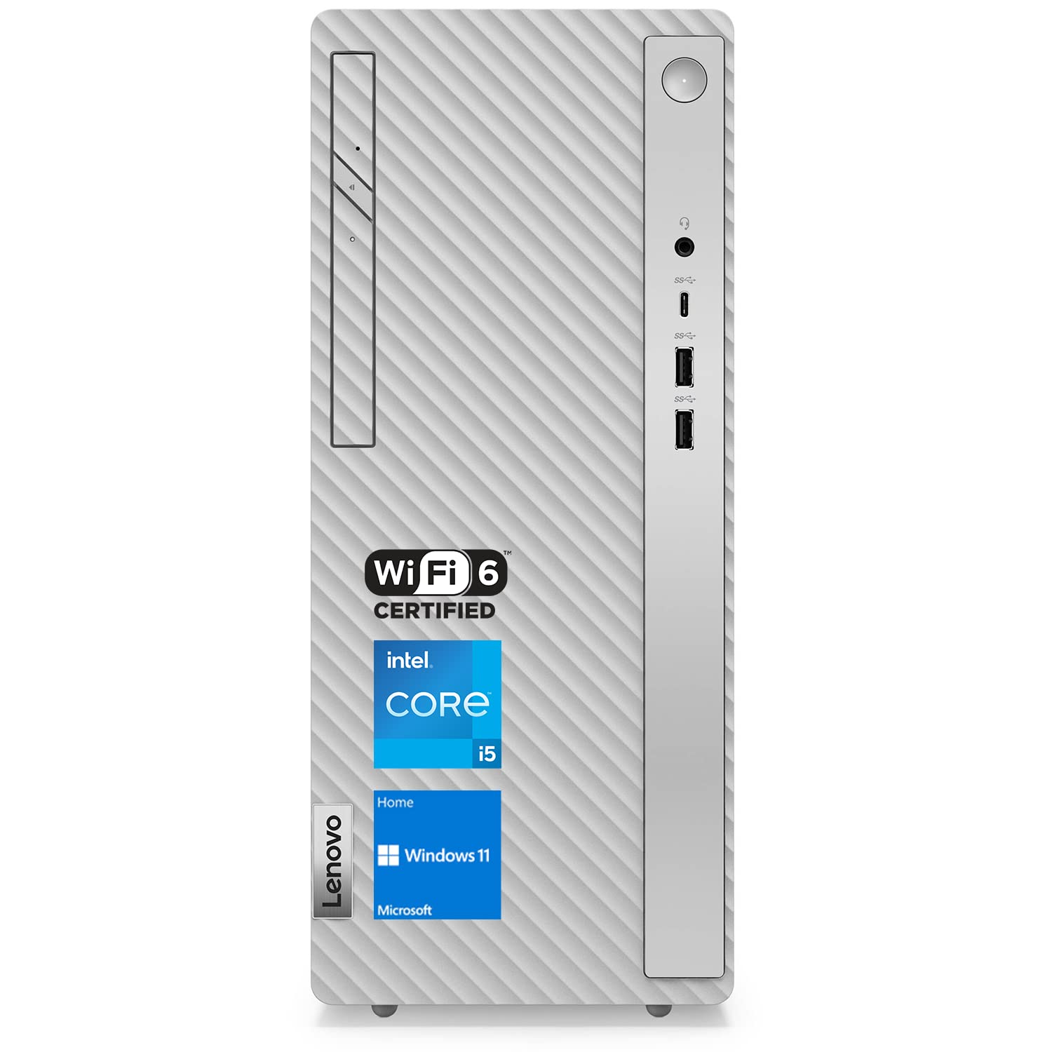 Lenovo 13th Generation Newest Tower Desktop, Intel Core i5-13400 Processor, 16GB RAM, 1TB PCIe SSD, Windows 11 Home, DVD-RW, Wi-Fi 6, HDMI, VGA, Grey