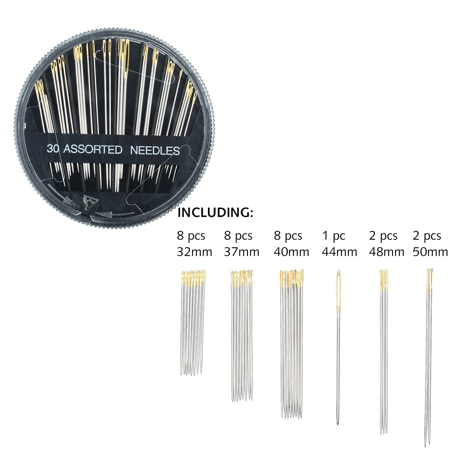 ROSEBUD 50Pcs Wig Clips 32mm Snap Clips For Hair Extension Tools U-Shape 6 Teeth Hair Extensions Clip Black