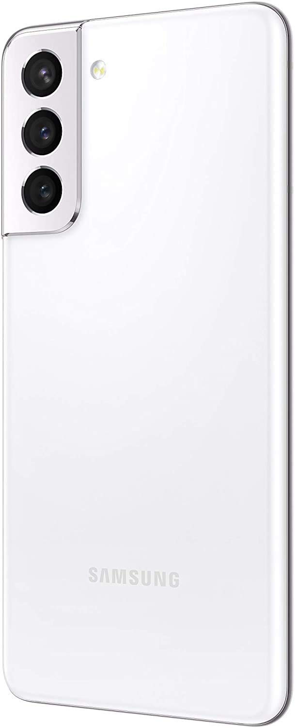 Samsung Galaxy S21 5G (SM-G991B/DS) Dual SIM 256GB, 6.2”, Factory Unlocked GSM, International Version - No Warranty - Phantom White
