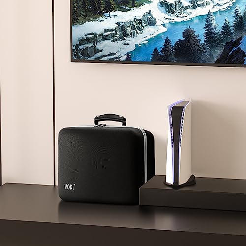 VORI Carrying Case for PSVR2 Gaming Headset and Touch Controllers Accessories, Portable Protection Hard Case for PS VR2 Controller, Suitable for Travel and Home Storage, Black