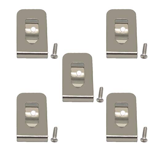 SKCMOX Replacement Belt Clip Hook for Dewalt N268241 Fit for 20V Max Tools DCD980 DCD985 DCD980L2 DCD985L2 (5 Pack)