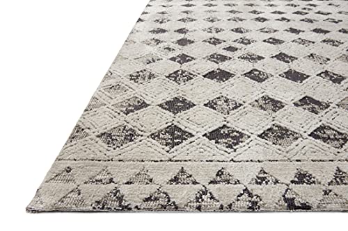 Justina Blakeney x Loloi Yeshaia Black/Neutral 3'-6" x 5'-6" Accent Rug