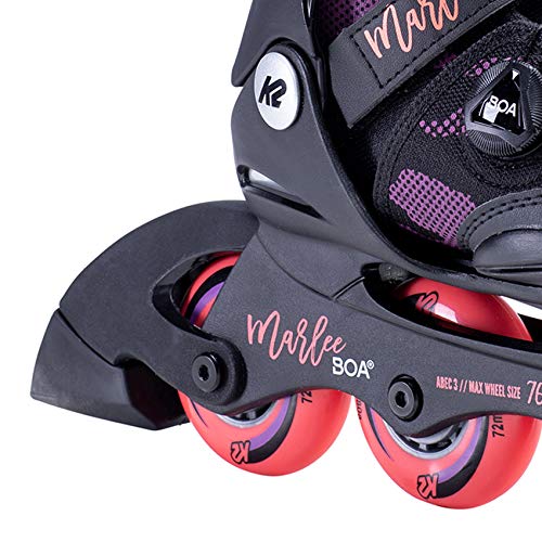 K2 Skate Girls Marlee Boa Inline Skate, Purple_CAMO, 44502