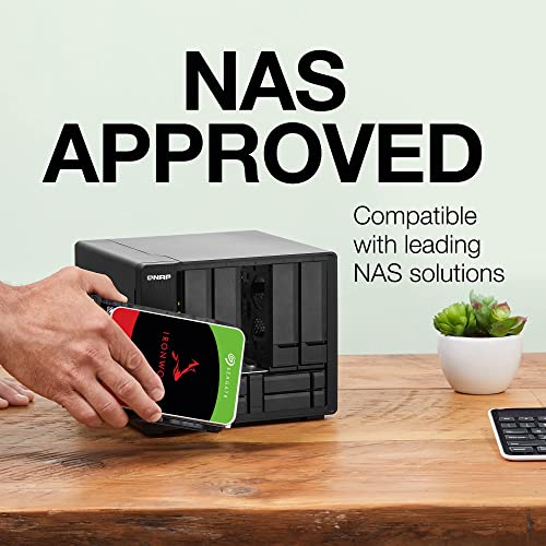 Seagate IronWolf 8TB NAS Internal Hard Drive HDD β 3.5 Inch SATA 6Gb/s 7200 RPM 256MB Cache for RAID Network Attached Storage β Frustration Free Packaging (ST8000VNZ04/N004)