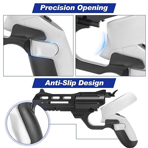 VR Game Accessories for Oculus Quest 2, Compatible with Meta/Oculus Quest 2 Controller Grips, Enhanced VR Game Experience